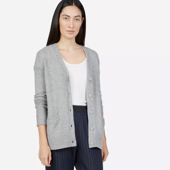 Everlane | Sweaters | Everlane Cashmere Long Boyfriend Cardigan Sweater ...